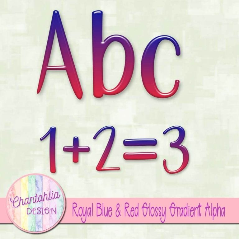 Free Alpha featuring a Royal Blue and Red Glossy Gradient Design