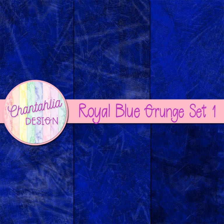 Free Digital Papers featuring Royal Blue Grunge Designs