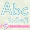 Sea Blue Outline Alpha - Chantahlia Design