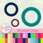 Free Stitched Circles
