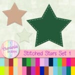 Free Stitched Stars