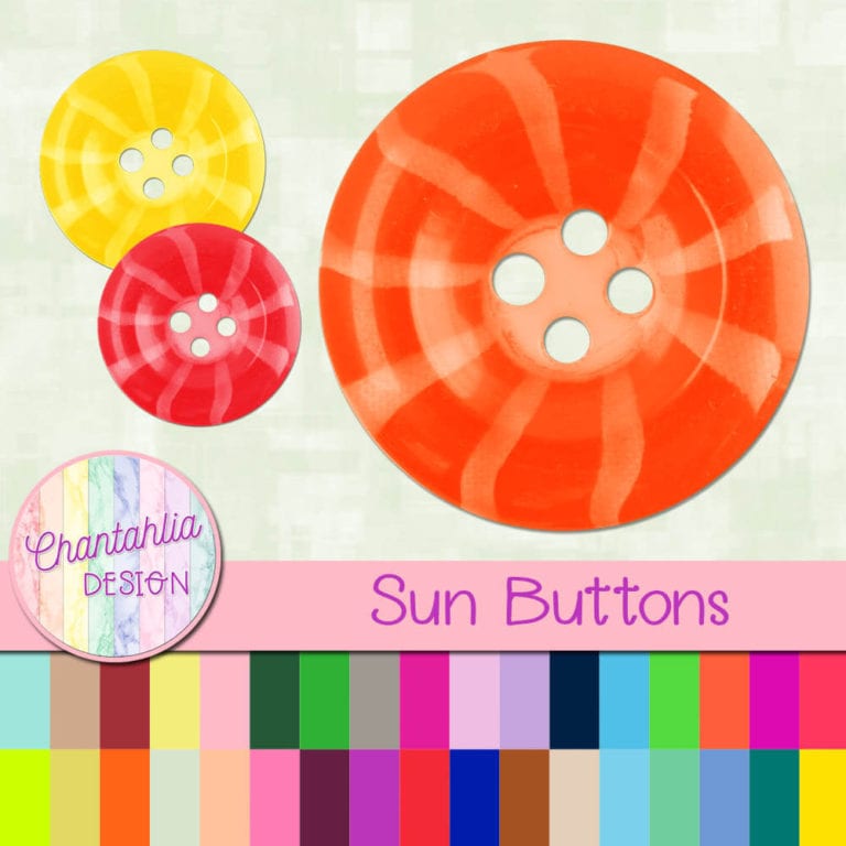 Sun Buttons - Chantahlia Design