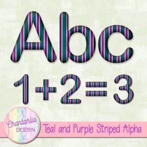 Free Alphas for Digital Scrapbooking, Bulletin Board Lettters and More