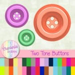 Two Tone Buttons - Chantahlia Design
