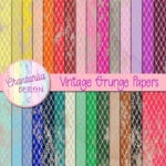 Free Digital Papers featuring a Vintage Grunge Design