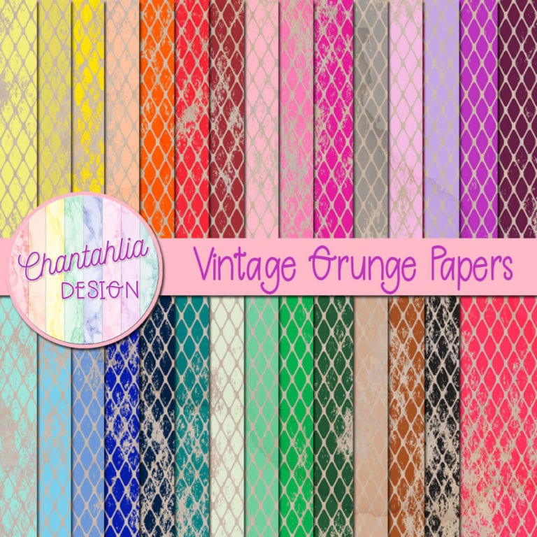 Free Digital Papers featuring a Vintage Grunge Design