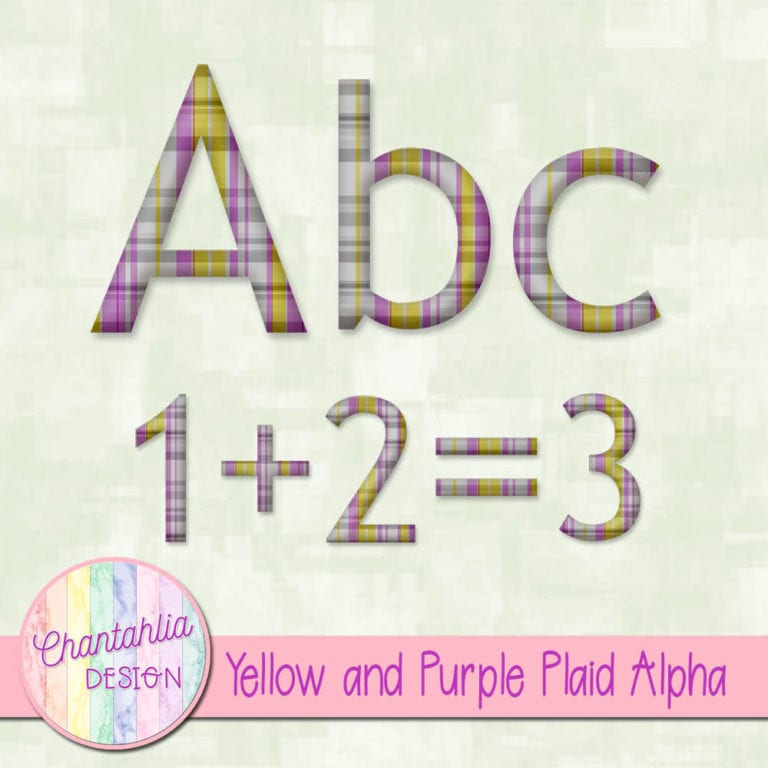 Free Alpha featuring a Yellow and Purple Plaid Design
