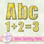 Free Alpha featuring a Yellow Splotchy Design