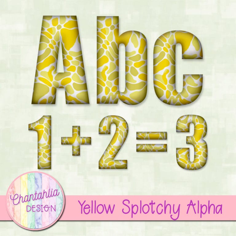 Free Alpha featuring a Yellow Splotchy Design