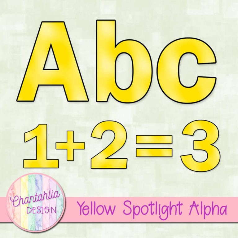 Yellow Spotlight Alpha - Chantahlia Design