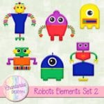 Free Robots Elements