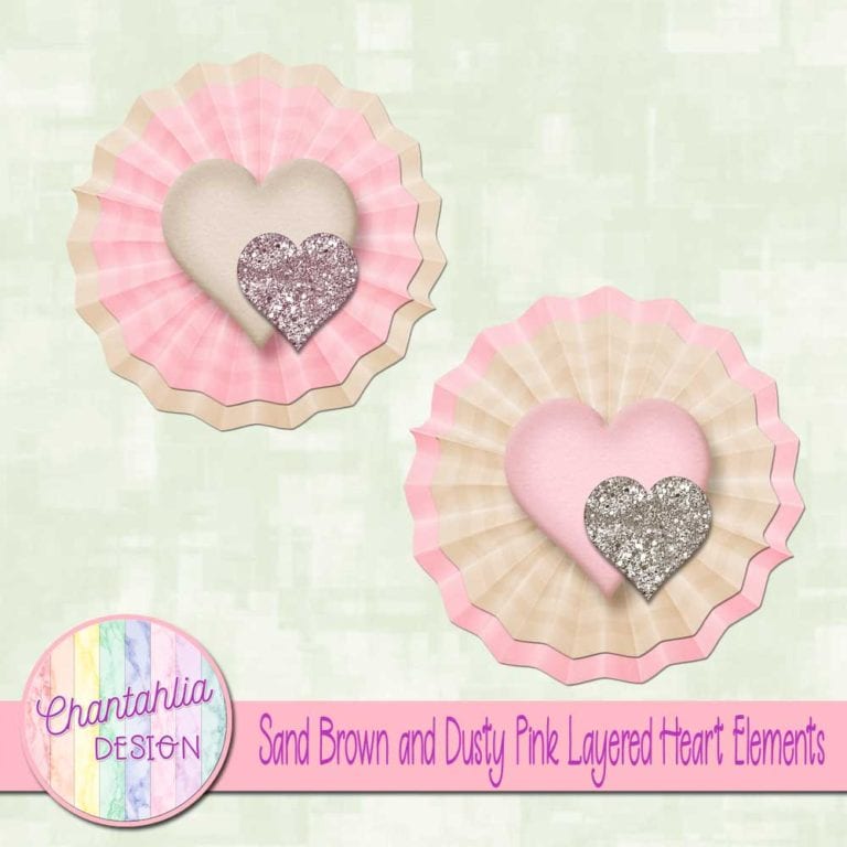 Free design elements / clip art for digital scrapbooking and other crafts