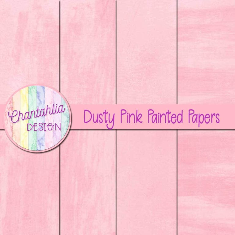 Free Digital Papers featuring Painted Dusty Pink Designs