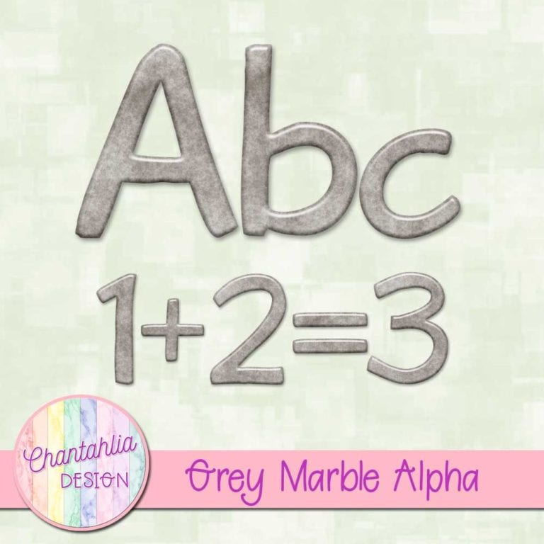 Grey Marble Alpha - Chantahlia Design