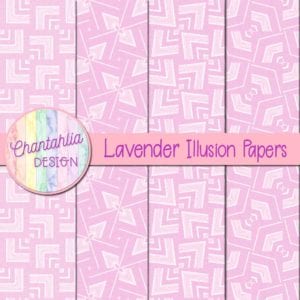 Free Digital Papers featuring Lavender Illusion Designs