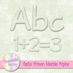 Pastel Green Marble Alpha - Chantahlia Design