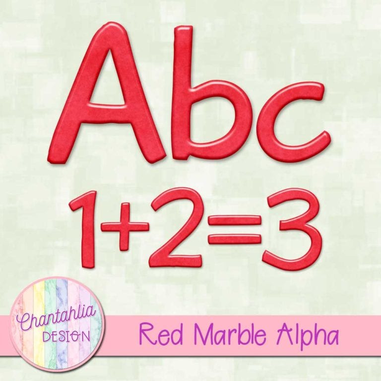 Red Marble Alpha - Chantahlia Design