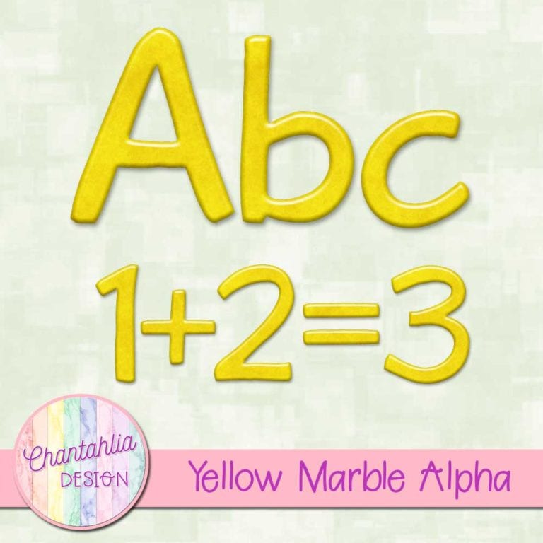 Yellow Marble Alpha - Chantahlia Design