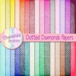 Dotted Diamonds Paper - Chantahlia Design