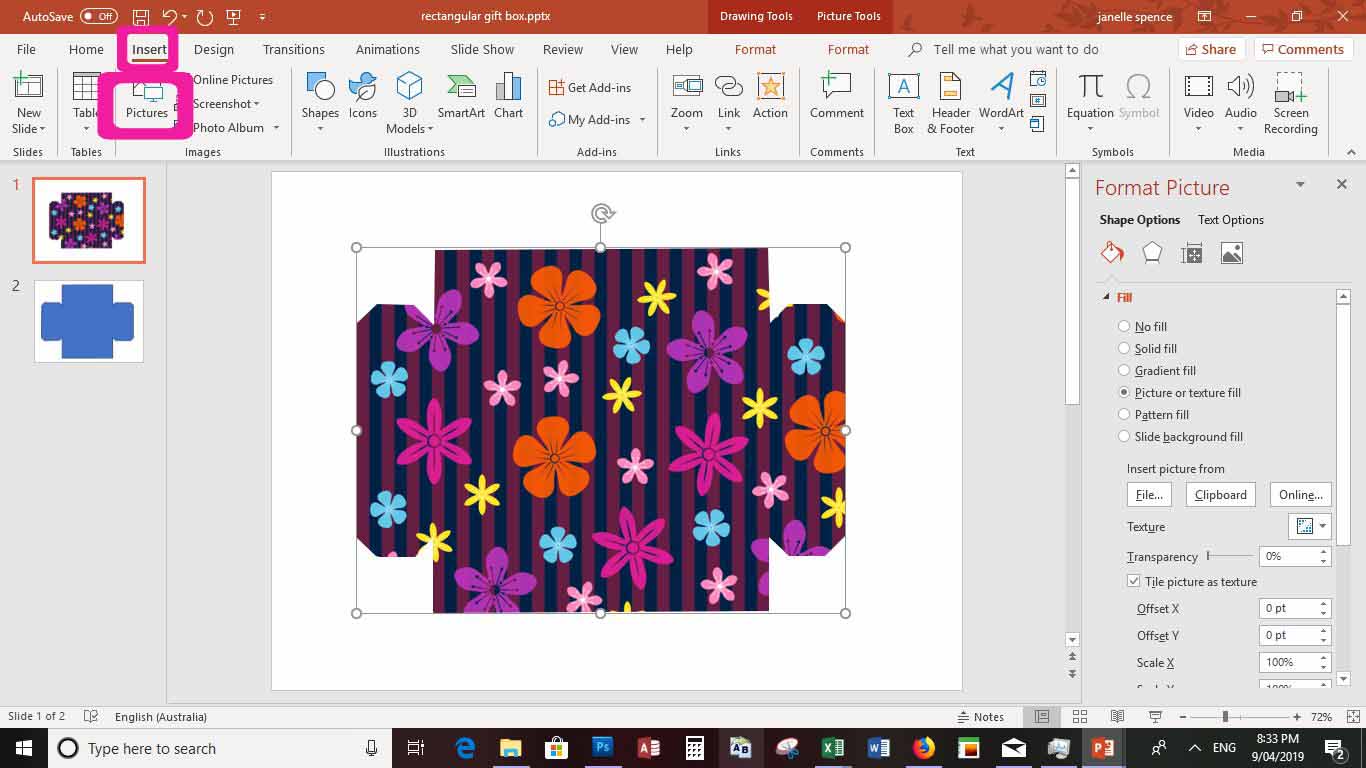 Make your own customized gift boxes for free - Chantahlia Design