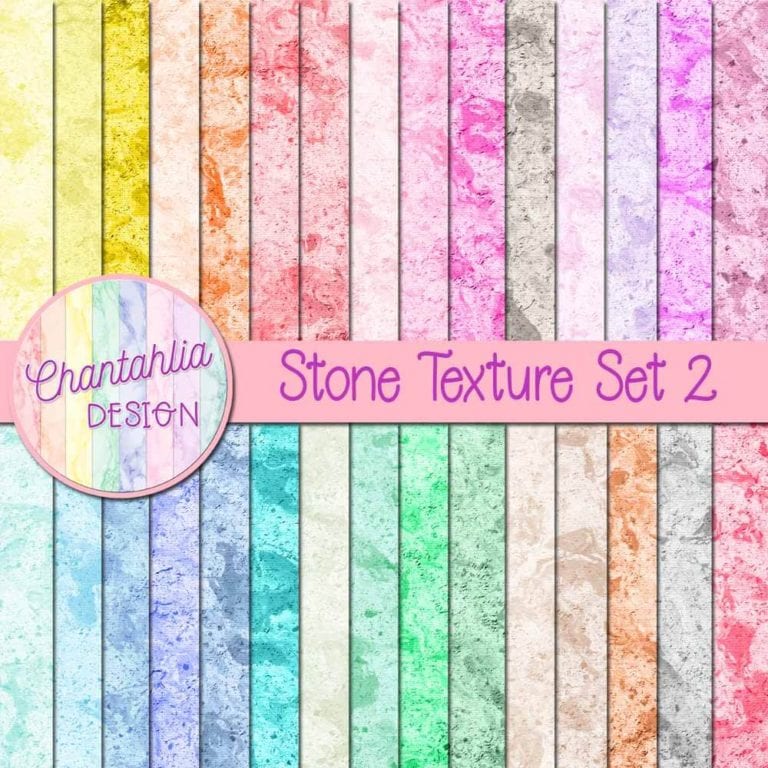 Stone Texture Digital Papers Set 2 - Chantahlia Design