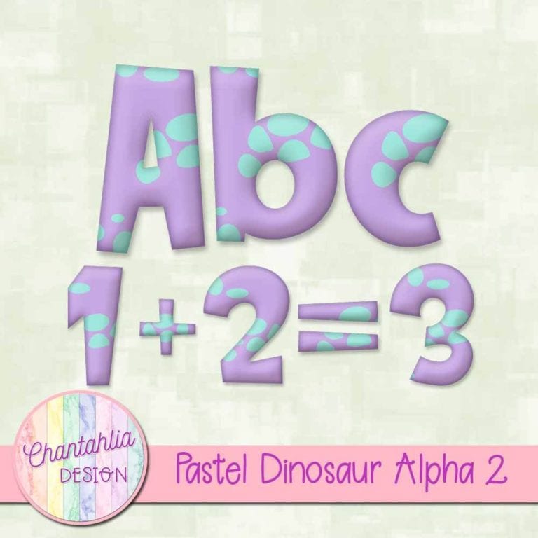 Free Pastel Dinosaur Alpha