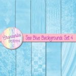 Free Digital Paper Backgrounds featuring Sea Blue Designs