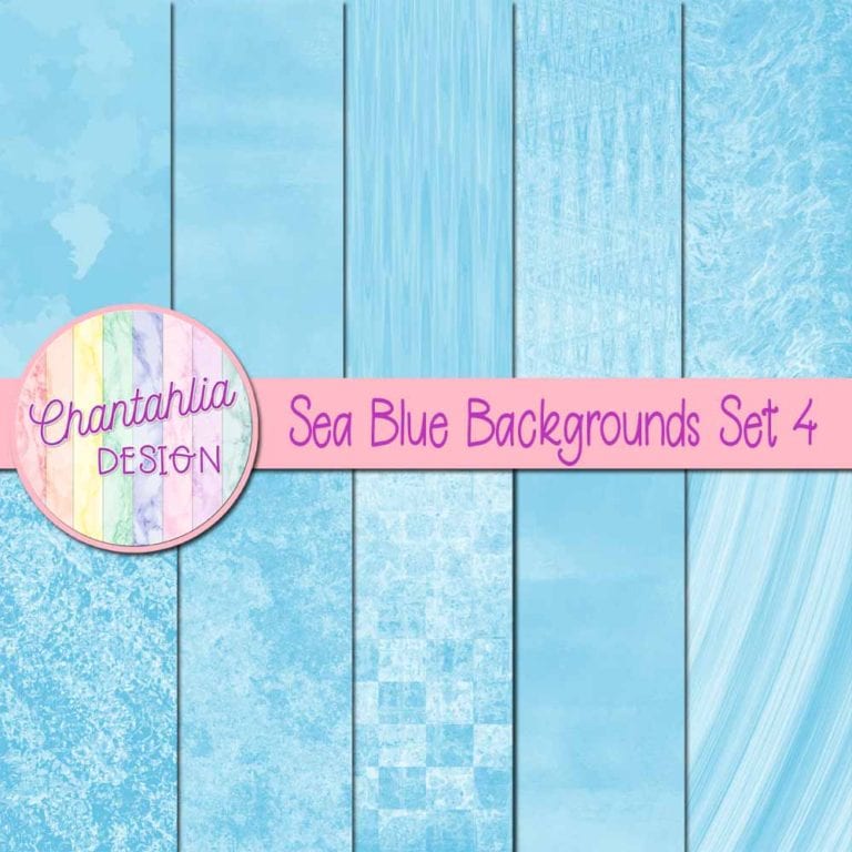 Free Digital Paper Backgrounds featuring Sea Blue Designs