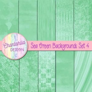 Free Digital Paper Backgrounds featuring Sea Green Designs