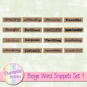 Free design elements / clip art for digital scrapbooking and other crafts