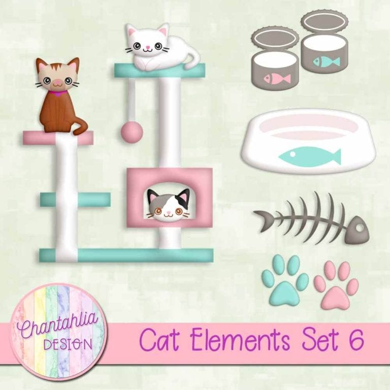 Free Cats Elements Set 6