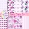 Free Dainty Flowers Digital Papers