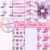 Free Dainty Flowers Digital Papers