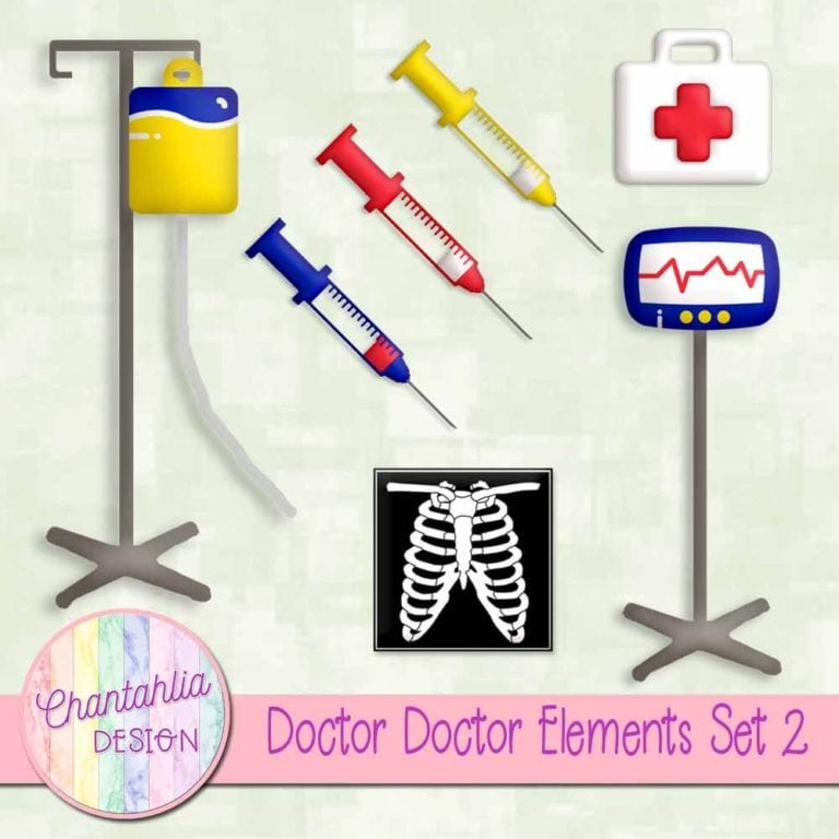 Free Doctor Doctor Medical Elements for Digital Scrapbooking & crafts