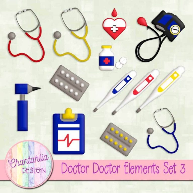 Free Doctor Doctor Medical Elements for Digital Scrapbooking & crafts