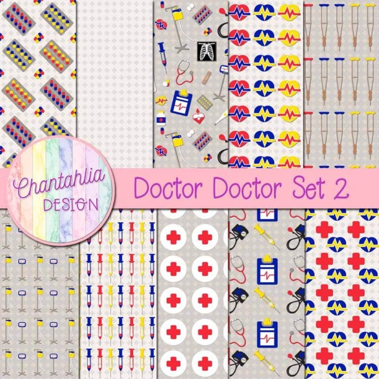 Free Doctor Doctor Medical Digital Papers for Digital Scrapbooking & crafts