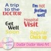 Free Doctor Doctor Medical Word Art for Digital Scrapbooking & crafts