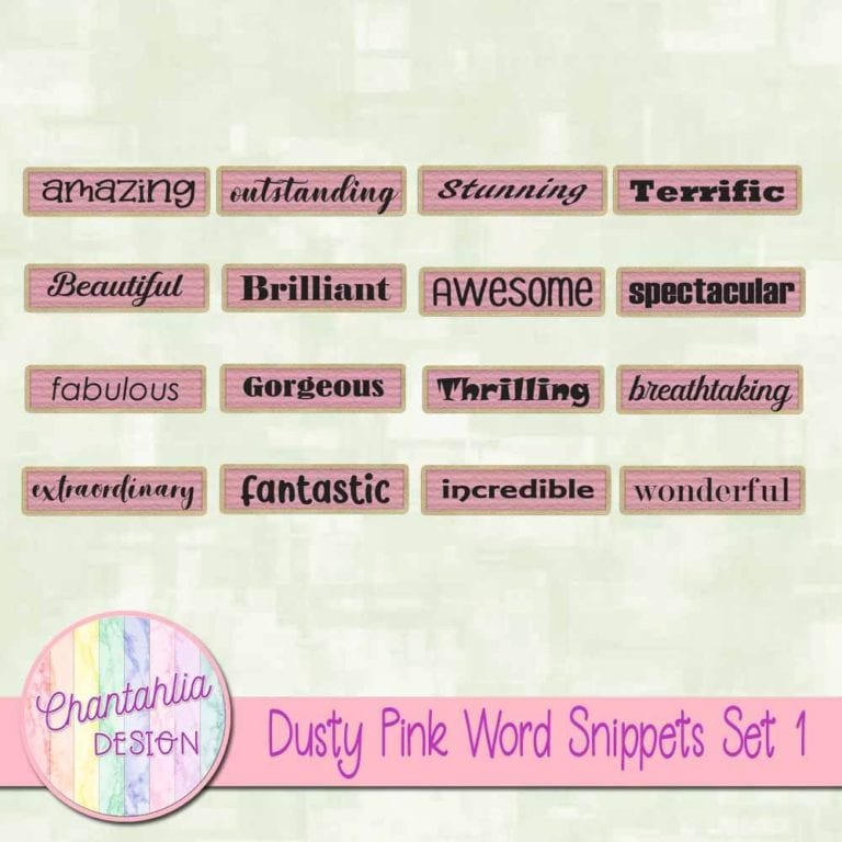 Free design elements / clip art for digital scrapbooking and other crafts