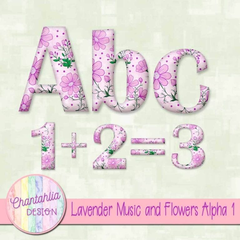 Free Alphas for Digital Scrapbooking, Bulletin Board Lettters and More