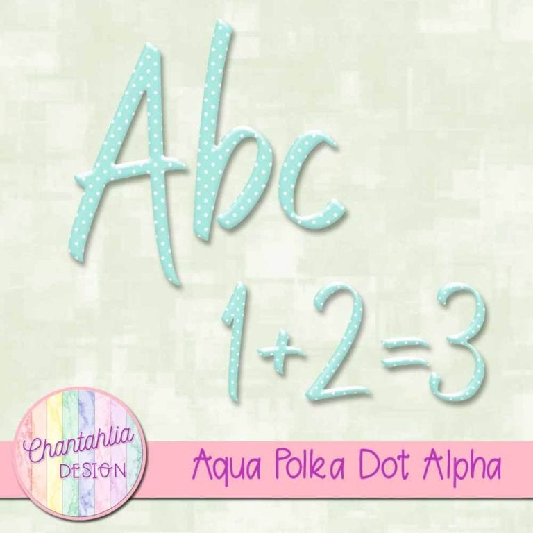 Free Alphas for Digital Scrapbooking, Bulletin Board Lettters and More