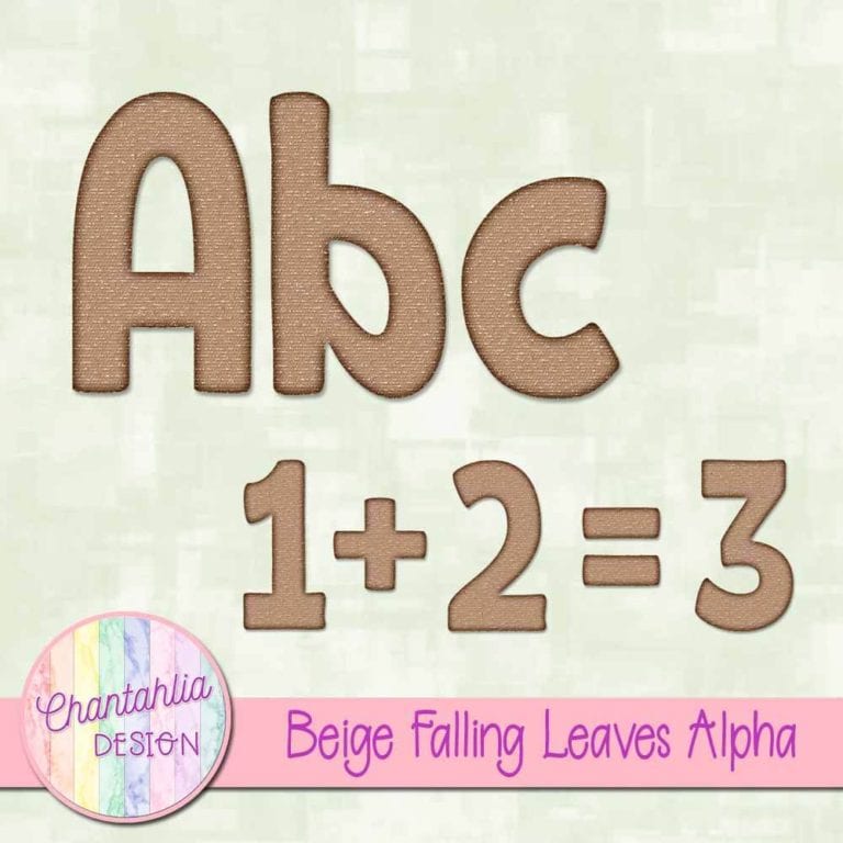 Free Alphas for Digital Scrapbooking, Bulletin Board Lettters and More