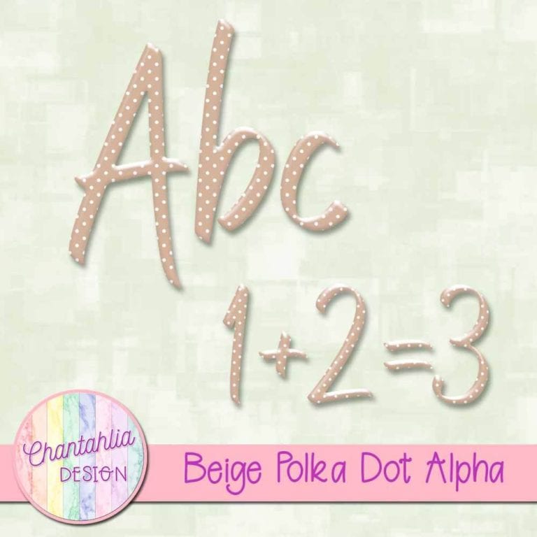 Free Alphas for Digital Scrapbooking, Bulletin Board Lettters and More