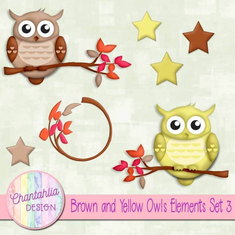 Free design elements / clip art for digital scrapbooking and other crafts