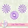 Free Lilac Gem Flowers Design Elements