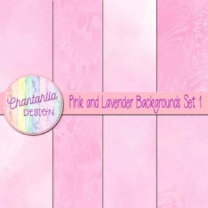 Free Pink and Lavender Digital Paper Backgrounds
