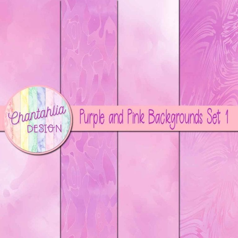 Free Purple and Pink Digital Paper Backgrounds
