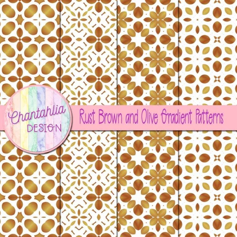 Free Rust Brown and Beige Digital Papers with Gradient Patterns Designs