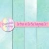 Free Sea Green and Free Sea Blue Digital Paper Backgrounds