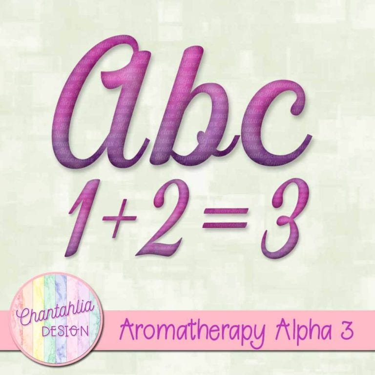 Free Alphas for Digital Scrapbooking, Bulletin Board Lettters and More