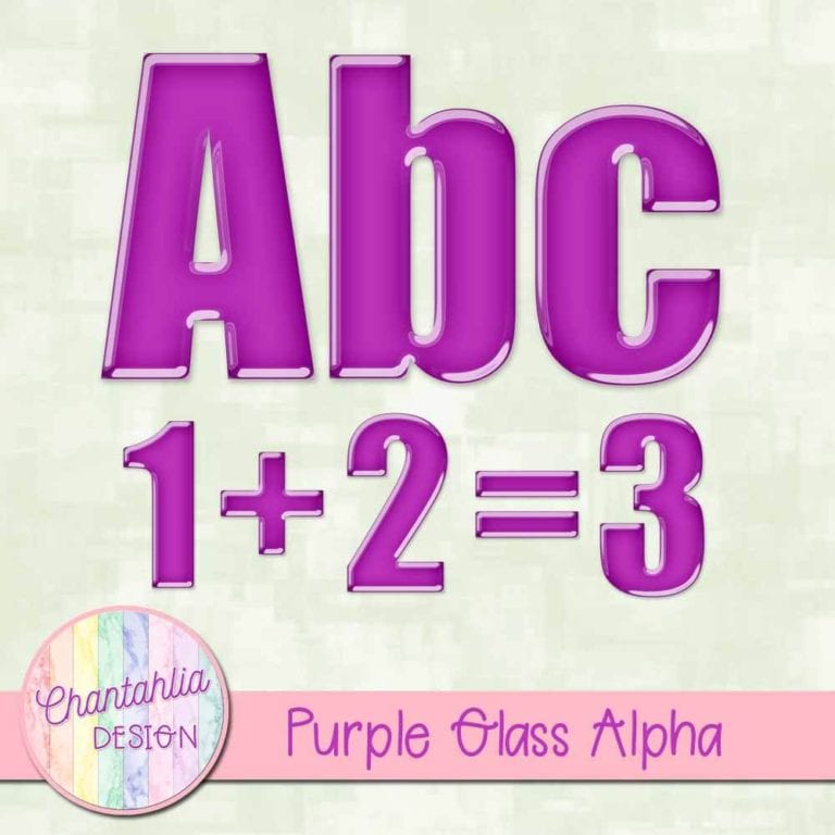 Purple Glass Alpha - Chantahlia Design